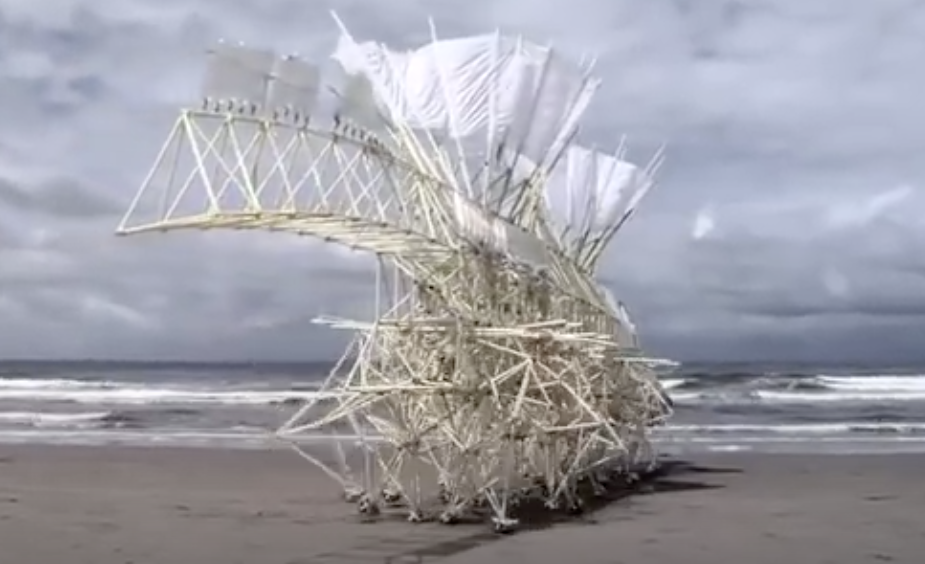 Wind powered art sculpture – I Create What I Believe